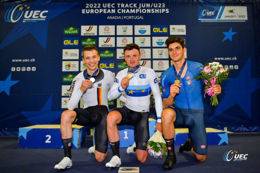 Un oro e un bronzo per Manlio Moro ai Campionati Europei su pista