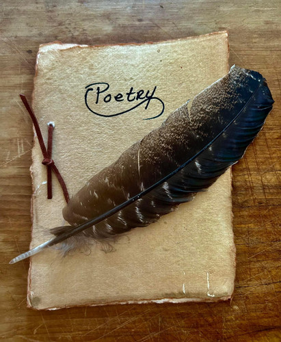 #1057 Prim Poetry Book | Olde Crows Homestead