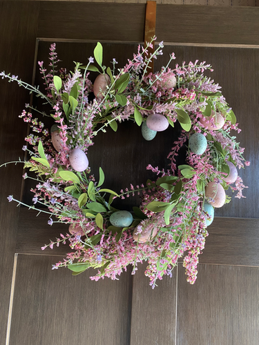 #8005 Easter Egg Wreath | Olde Crows Homestead