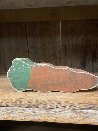 #8202 Chunky Wood Carrot | Olde Crows Homestead
