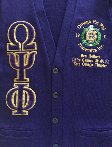 Divine 9 Fraternity Cardigan | divineembroidery