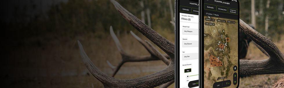 Mobile App Hunt Planner
