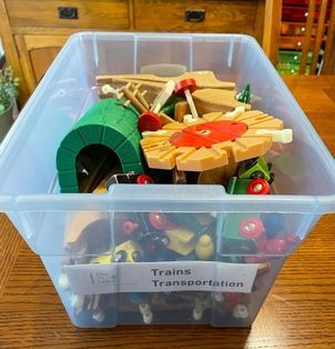 Lakeshore Hardwood Train Set | Play to Learn: Lendi