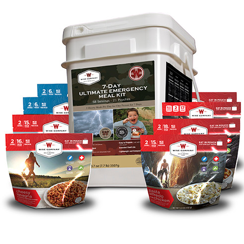 Wise 7 Day Ultimate Emergency Meal Kit | bljsselfdefense