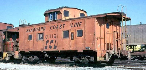 Seaboard Coast Line/Seaboard System M6 caboose. SCL/SBD-01 | SBMW&Co.