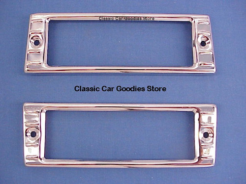 1947-1953 Chevrolet Truck Chrome Park Light Bezels | Classic Car Goodies
