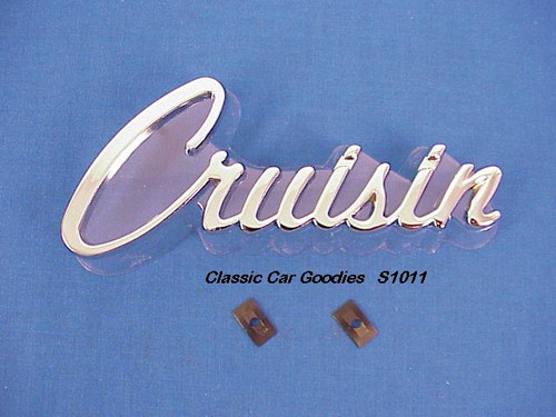 Cruisin Chrome Die Cast Emblem | Classic Car Goodies