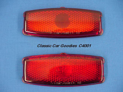 1941-1948 Chevrolet Glass Tail Light Lenses | Classic Car Goodies