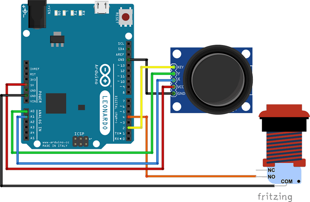 Turn An Analog Joystick Module Into A Pc Mouse With An Arduino