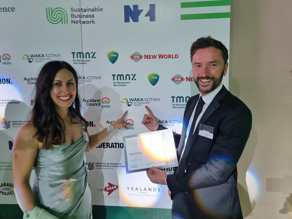 Neocrete wins Climate Action Leader - Runner Up commendation