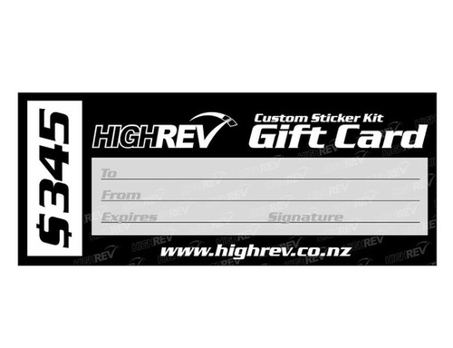 High Rev Custom Sticker Kit Gift Card | High Rev