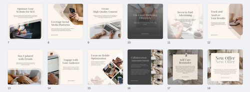 50 Faceless Marketing IG Templates & Guide | ELEVATE x Marketing