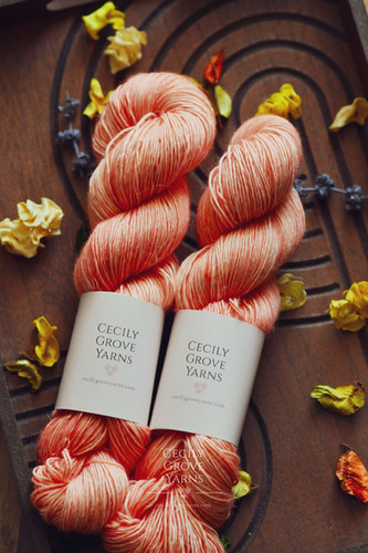 Merlen - Apricot | Cecily Grove Yarns