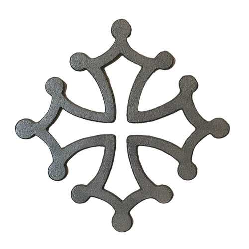 Croix occitane murale en Fonte | Ceramik'Arts Deco
