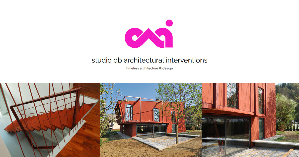 storitve arhišekture | studio db ai