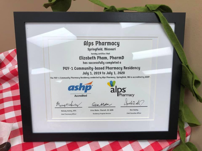 Residency Program | Alps Pharmacy | Missouri