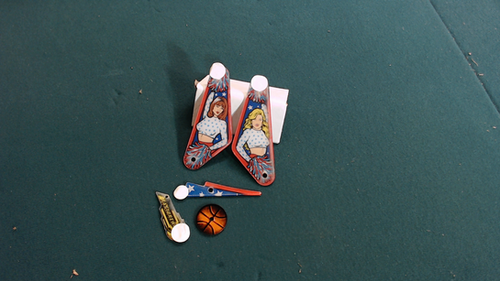 NBA Fastbreak pinball machine sling shot plastics | website