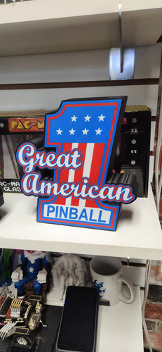 Great American Pinball light box | website