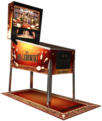 The Big Lebowski pinball machine | website