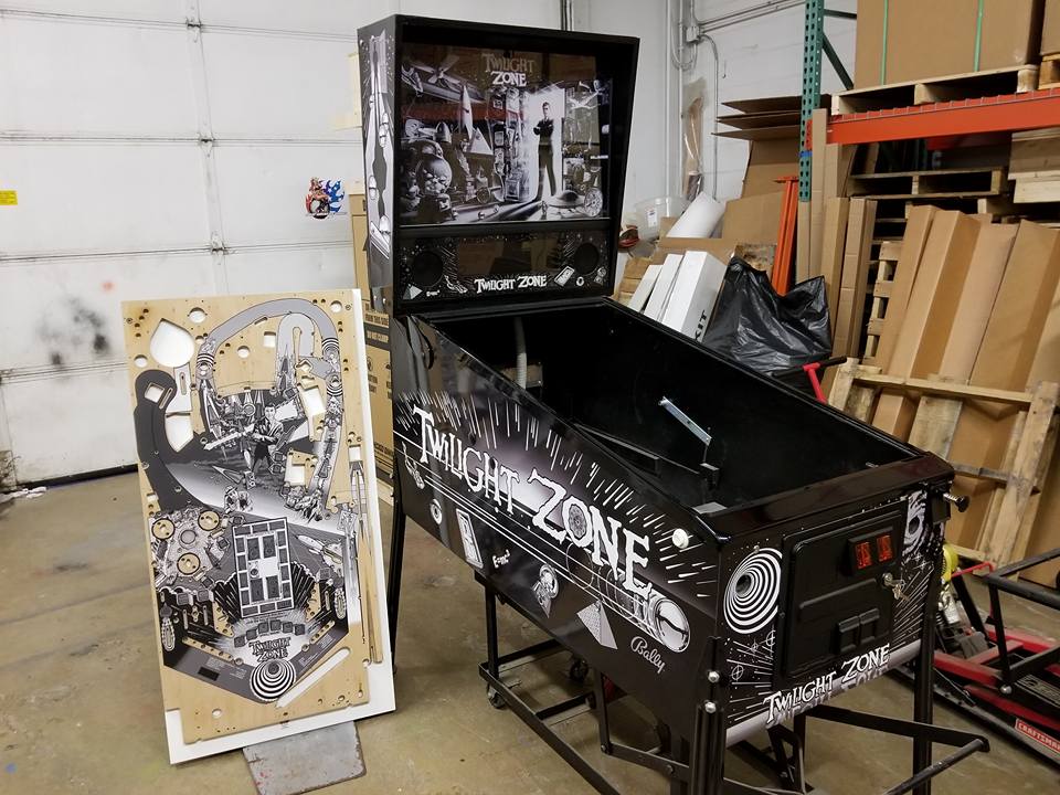 Update to Our Black and White Twilight Zone Pinball Machine