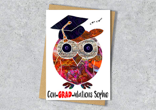 Exam congratulations personalised pun card, GCSE results, A Level ...