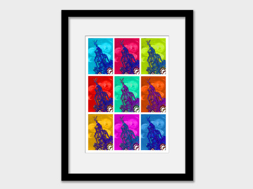 Liver building pop art print, Iconic Liverpool architectural landmark ...