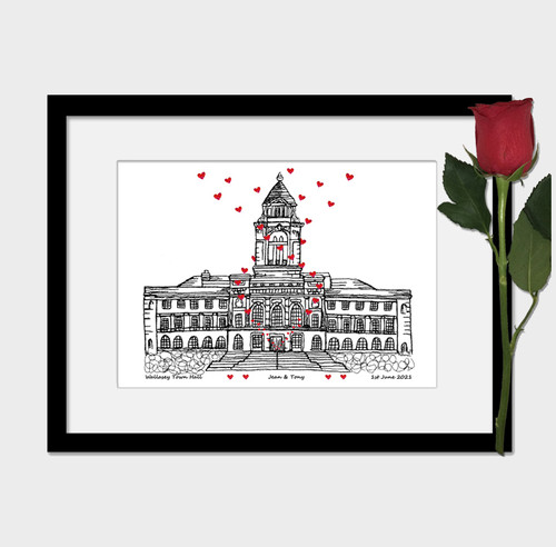 Wallasey Town hall weddings gift Wirral personalised wedding ...