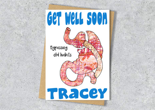 Gastric bypass surgery card, Bariatric surgery, Get well card, Good ...