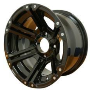 14" BLACK 'TERMINATOR' ALUMINUM WHEELS (SET OF 4) | RENEGADE