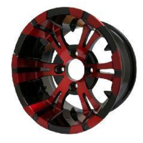 10" VAMPIRE RED/BLACK WHEEL - ALUMINUM ALLOY | RENEGADE