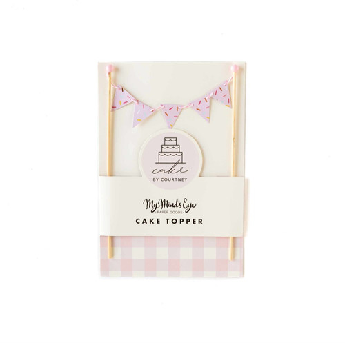 Pink Banner Cake Topper | The Party Trend