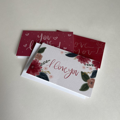 Small Hand-lettered Card | Evangeline's Flower
