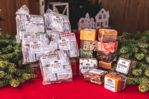 Party Time! 3 of our Fudge Party Packs | Northwoods Food Factory