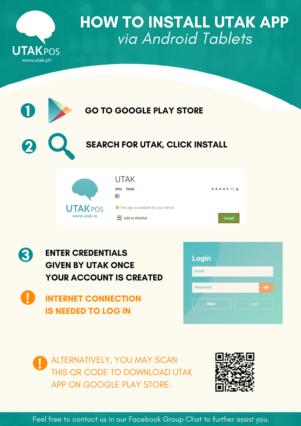 Tablet POS | UTAK POS Guides