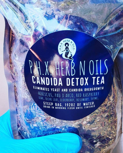 CANDIDA DETOX TEA ELIMINATES YEAST | PHX HERB N OILS
