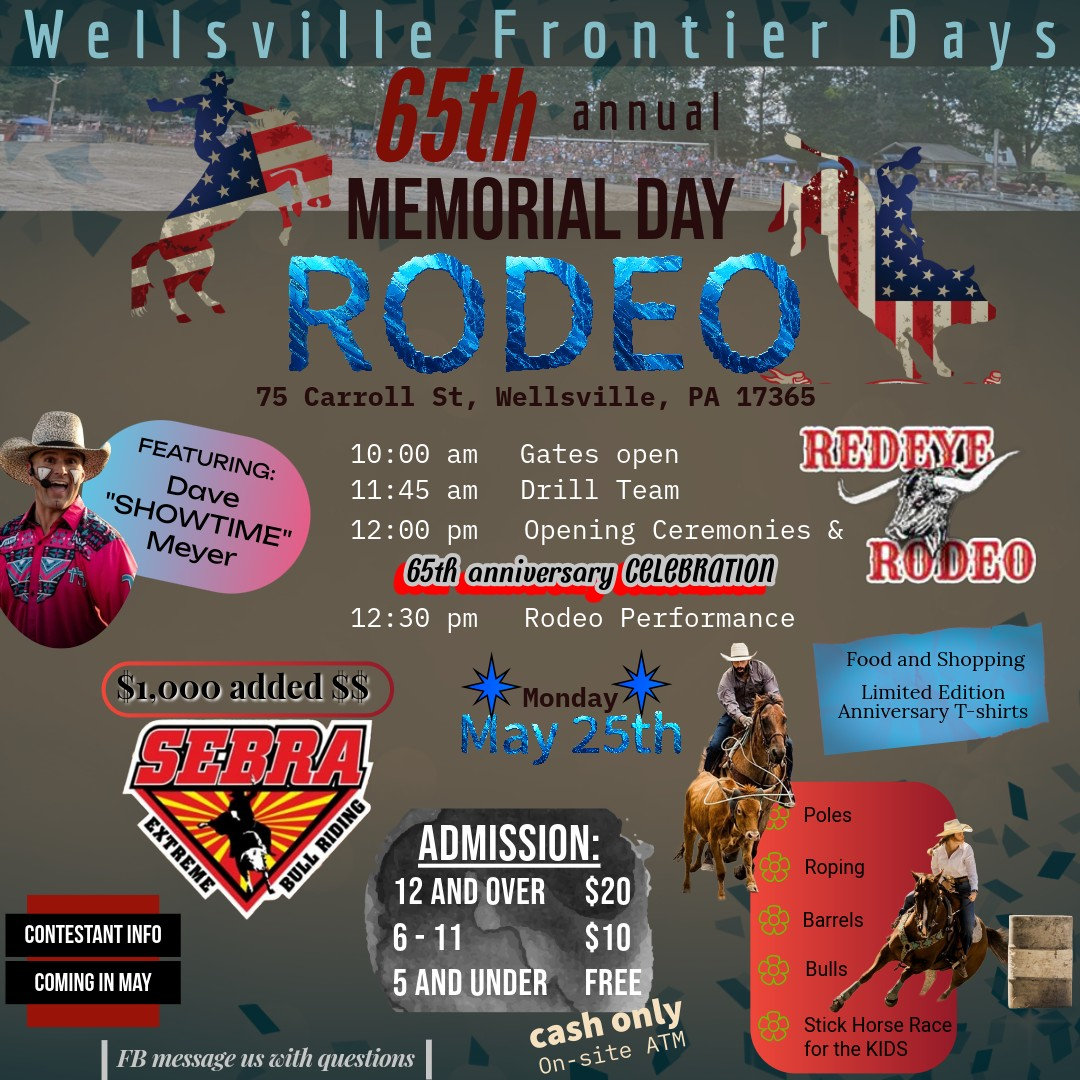Wellsville, PA Frontier Days Rodeo | Gosebra