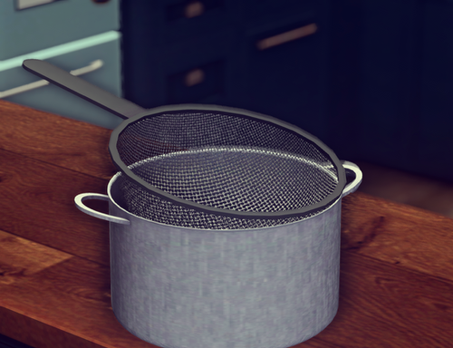 Stacked pot and colander | kalehouseandco