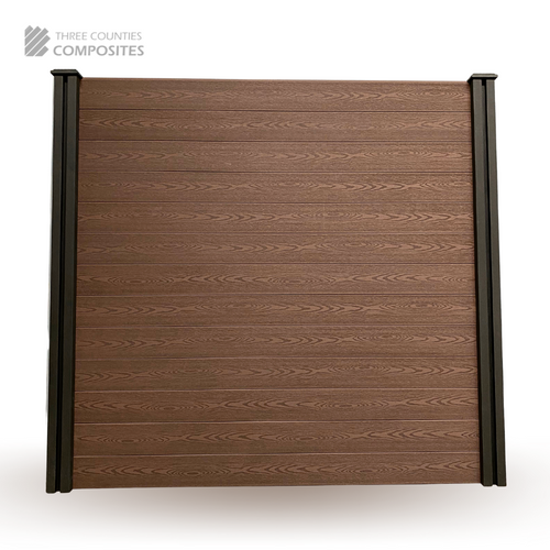 Composite Fence Panel - Copper Brown (Collection Kit) | Three Counties ...