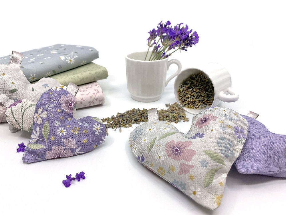 Free Heart Shaped Lavender Bags Pattern