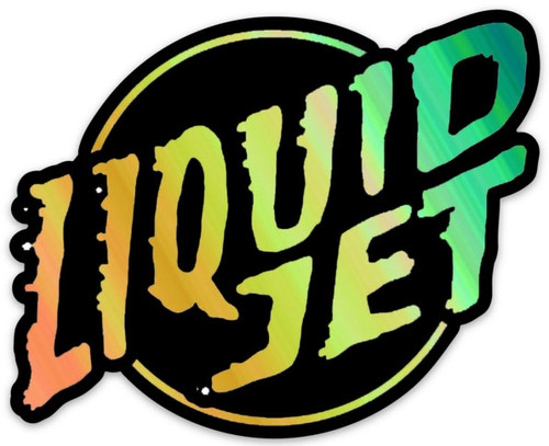 Ombre Logo Decal | Liquid Jet