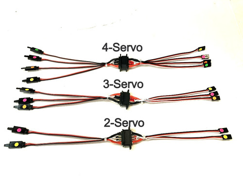 Multi-Servo Harness- 2 / 3 / and 4-servo | davesrce