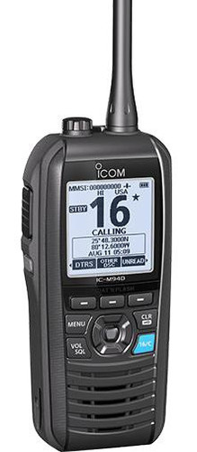 ICOM IC-M94D Euro Buoyant Handheld Marine VHF with DSC & AIS ...
