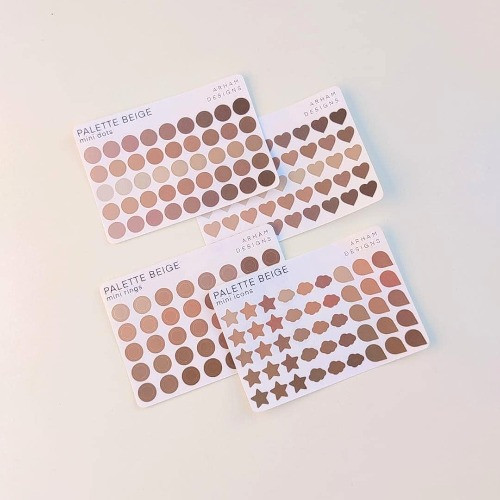 Palette Beige 4Pcs | Arham Designs