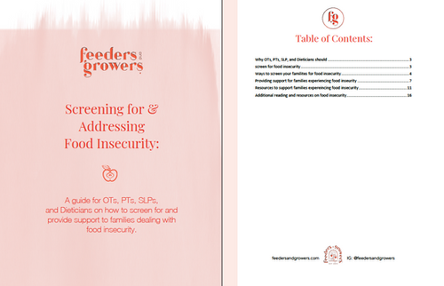 Food Insecurity: Screening & Intervention Guide | Feeders and Growers