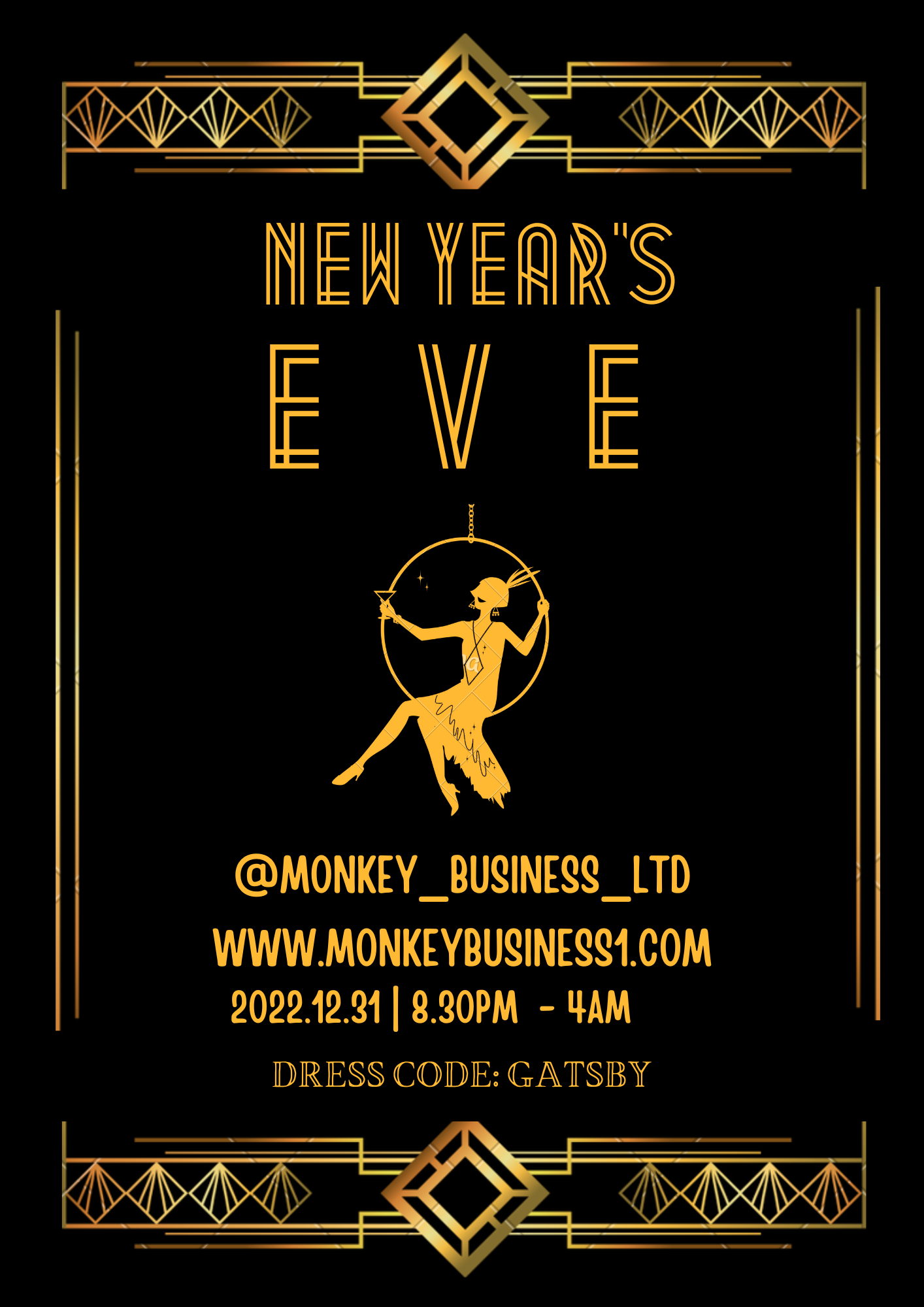 THE GREAT GATSBY - LIMITED TICKETS | Monkey Business