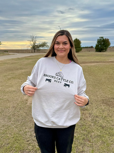 Brooks Beef Crewneck | Brooks Cattle Co.