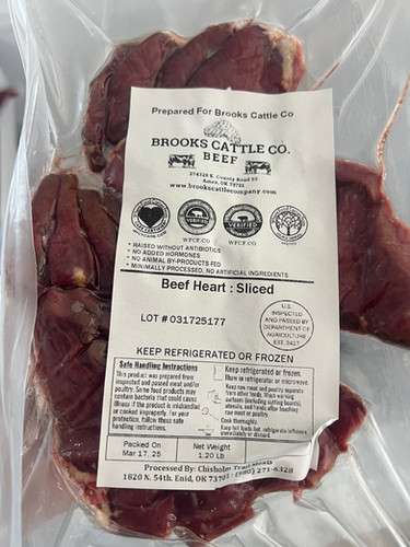 Beef Heart ($8/lb) | Brooks Cattle Co.