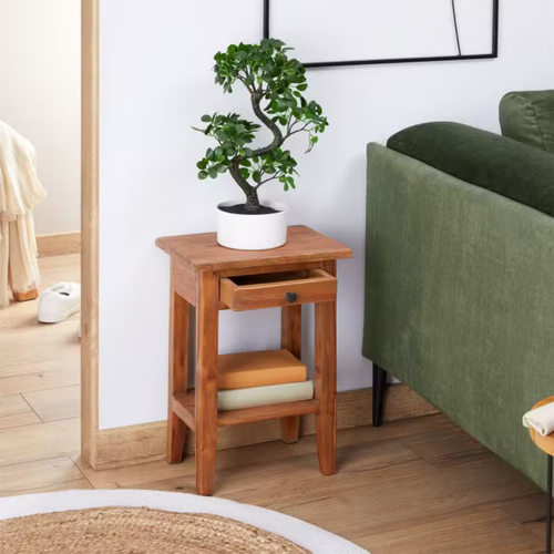 Alice - mesita lateral en pino | Crearte Design