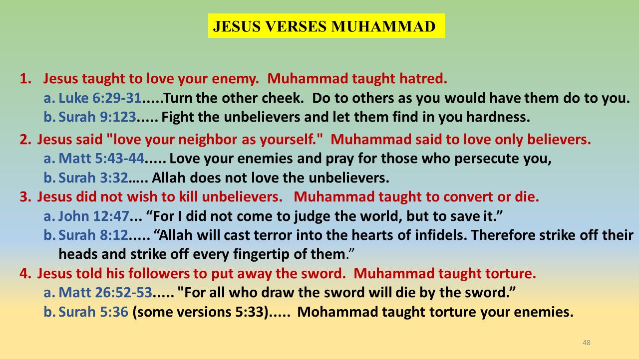 JESUSVERSES MUHAMMAD (1 OF 4) | HAAS BIBE POWER