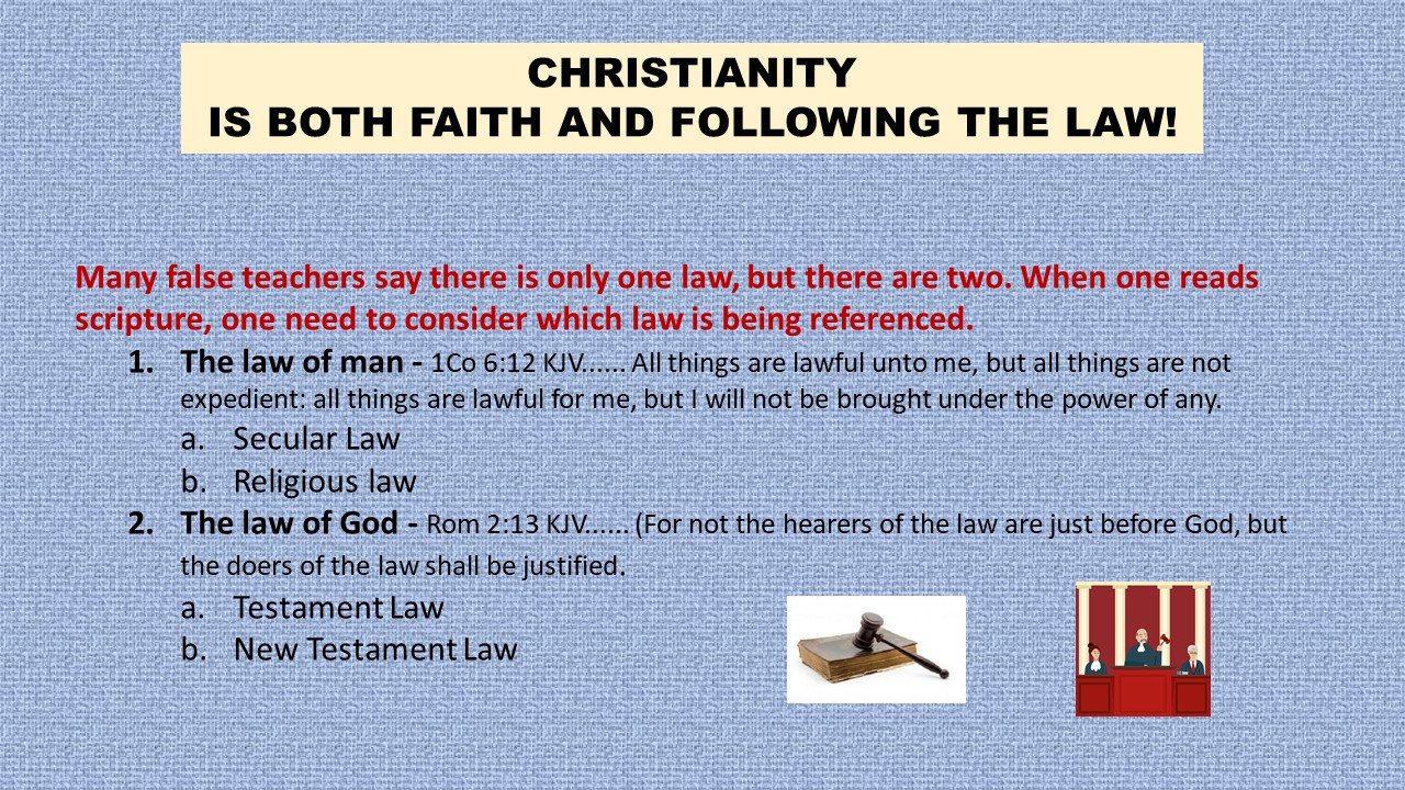 FAITH AND WORKS TOGETHER